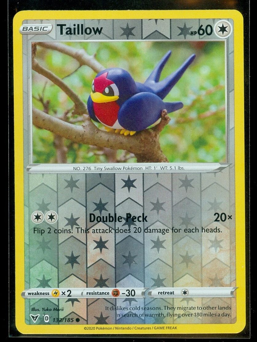 Pokemon Taillow Card