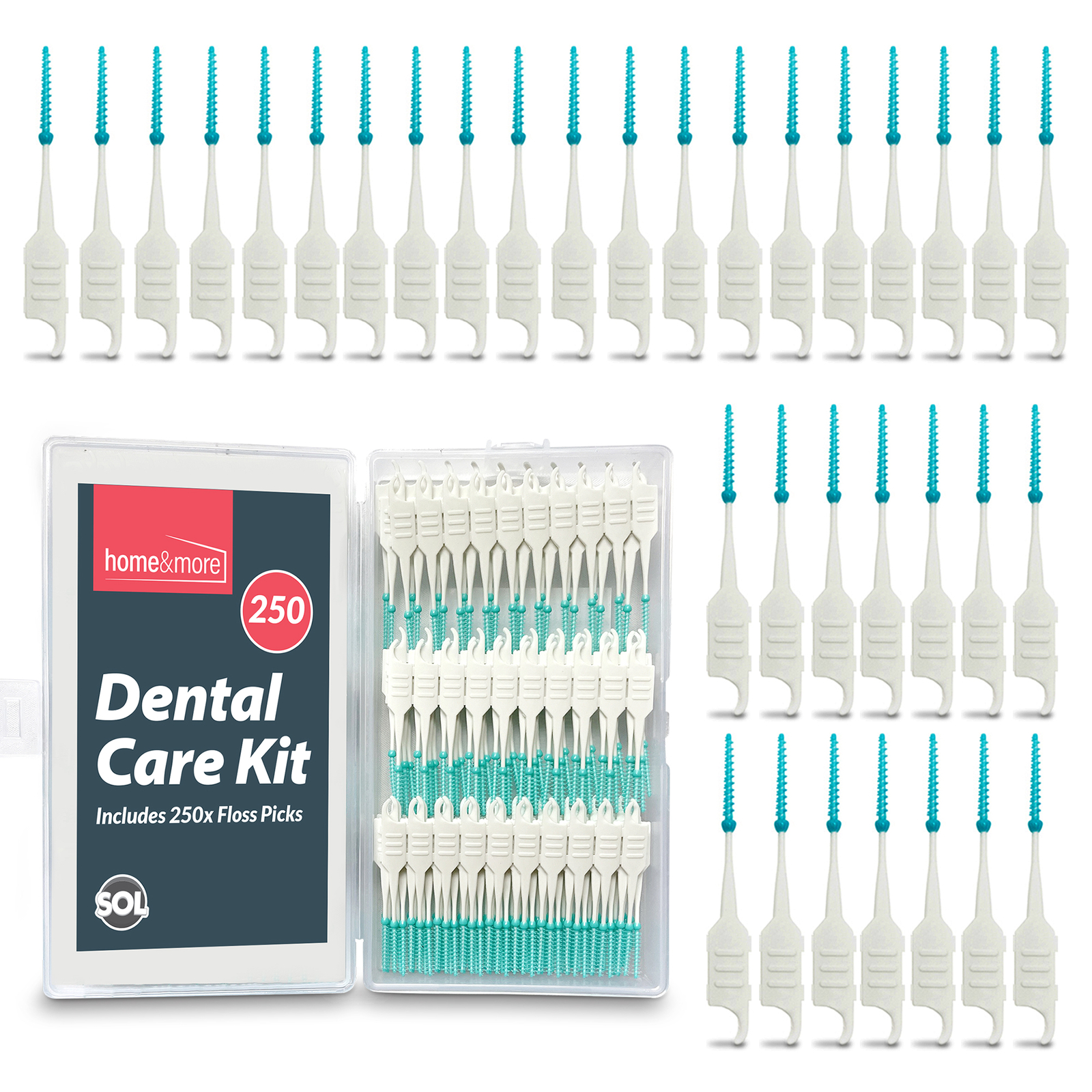 250 Interdental Sticks Dental Floss Teeth Tooth Toothpick Oral Care ...