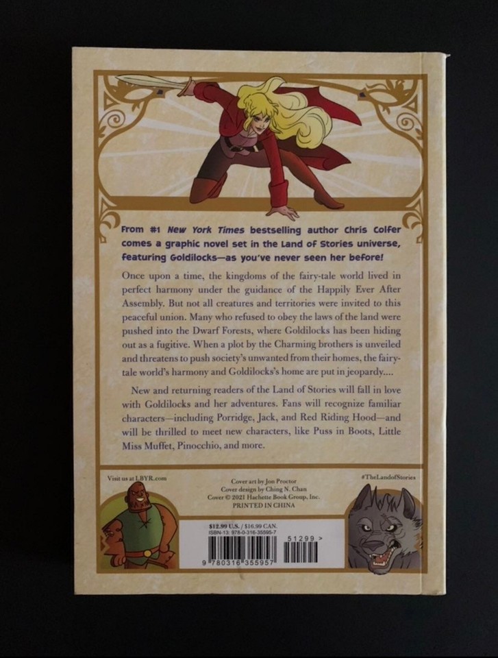 Goldilocks: Wanted Dead or Alive by Chris Colfer (2021, Trade Paperback ...