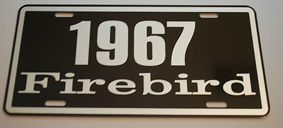 METAL LICENSE PLATE 1967 67 FIREBIRD 326 389 400 428 PONTIAC | eBay