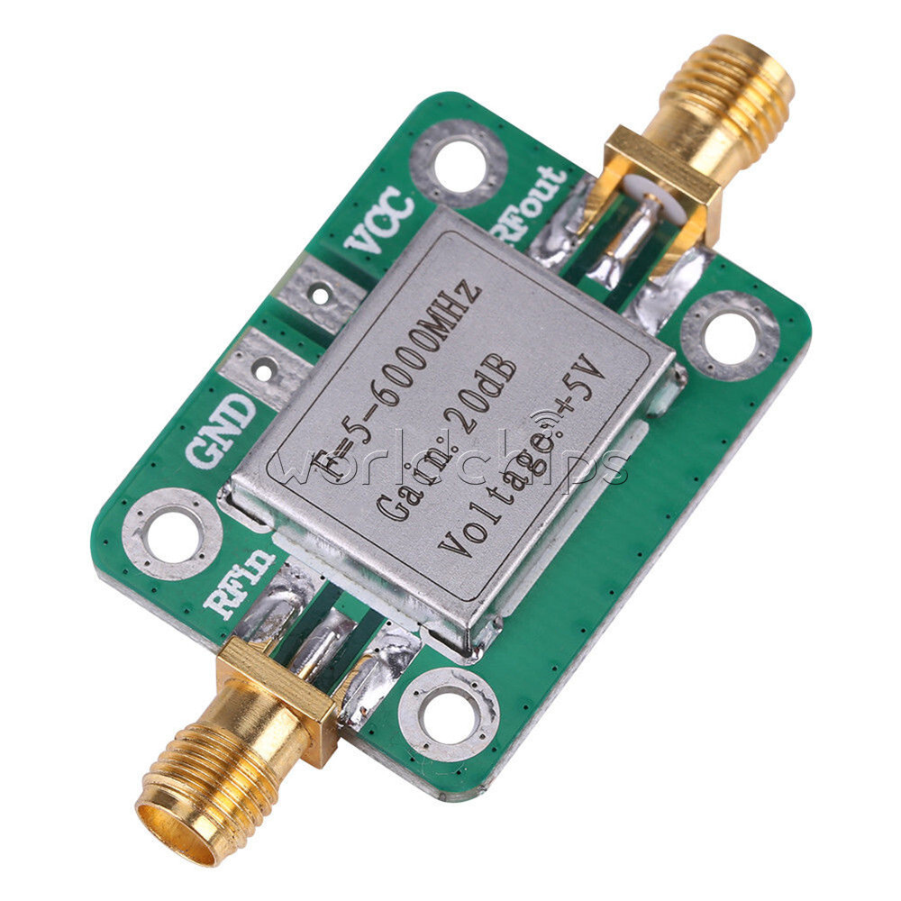 RF Amplifier Module 0.1-6000MHz Low Noise Signal Receiver LNA Wide ...