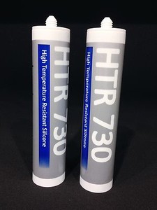 2 x High Temperature Silicone Sealant Super RTV Silicone +300 deg C ...