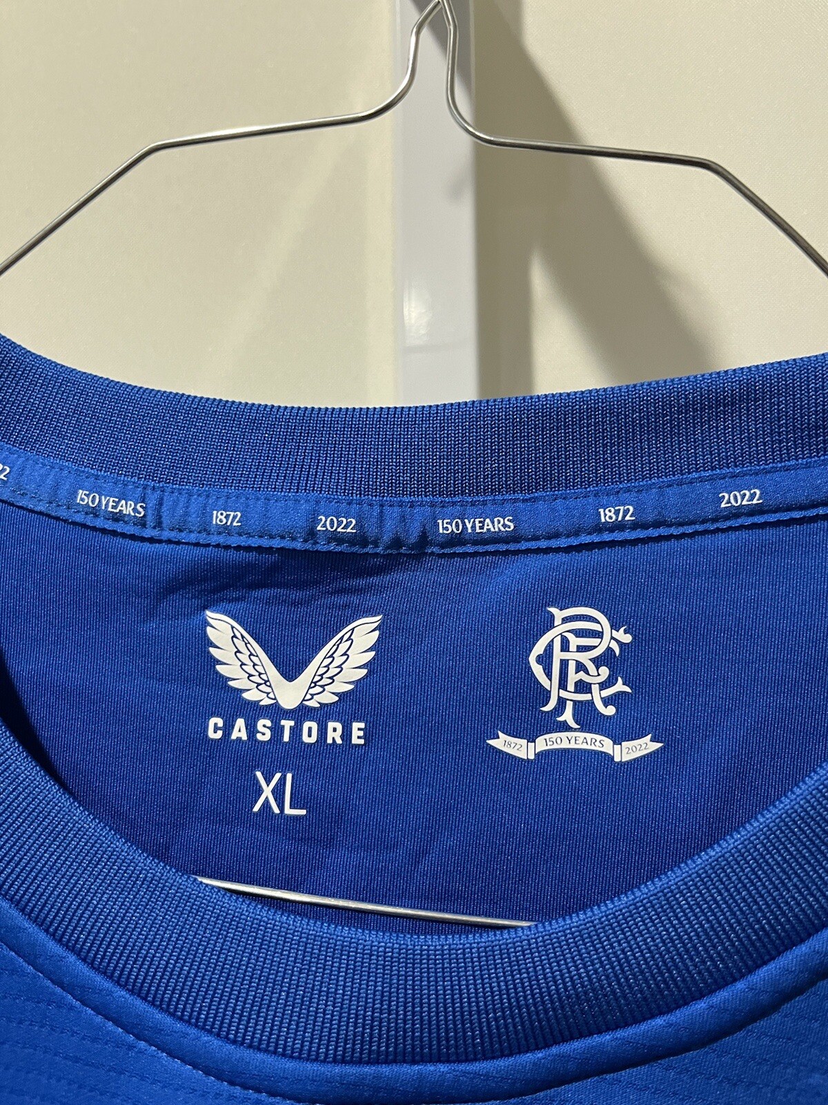 Castore Mens Rangers FC Jumper Sweater Pullover Crew Neck Long Sleeve ...