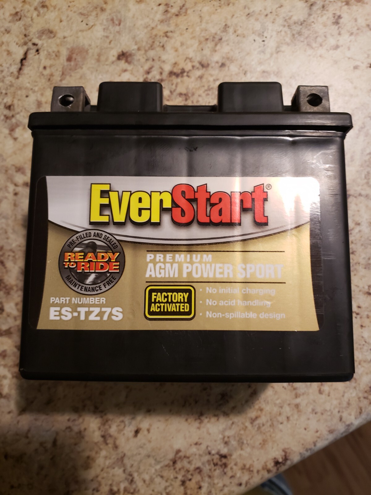 Everstart Power Sport Battery Es-tz7s 130 CCA for sale online | eBay