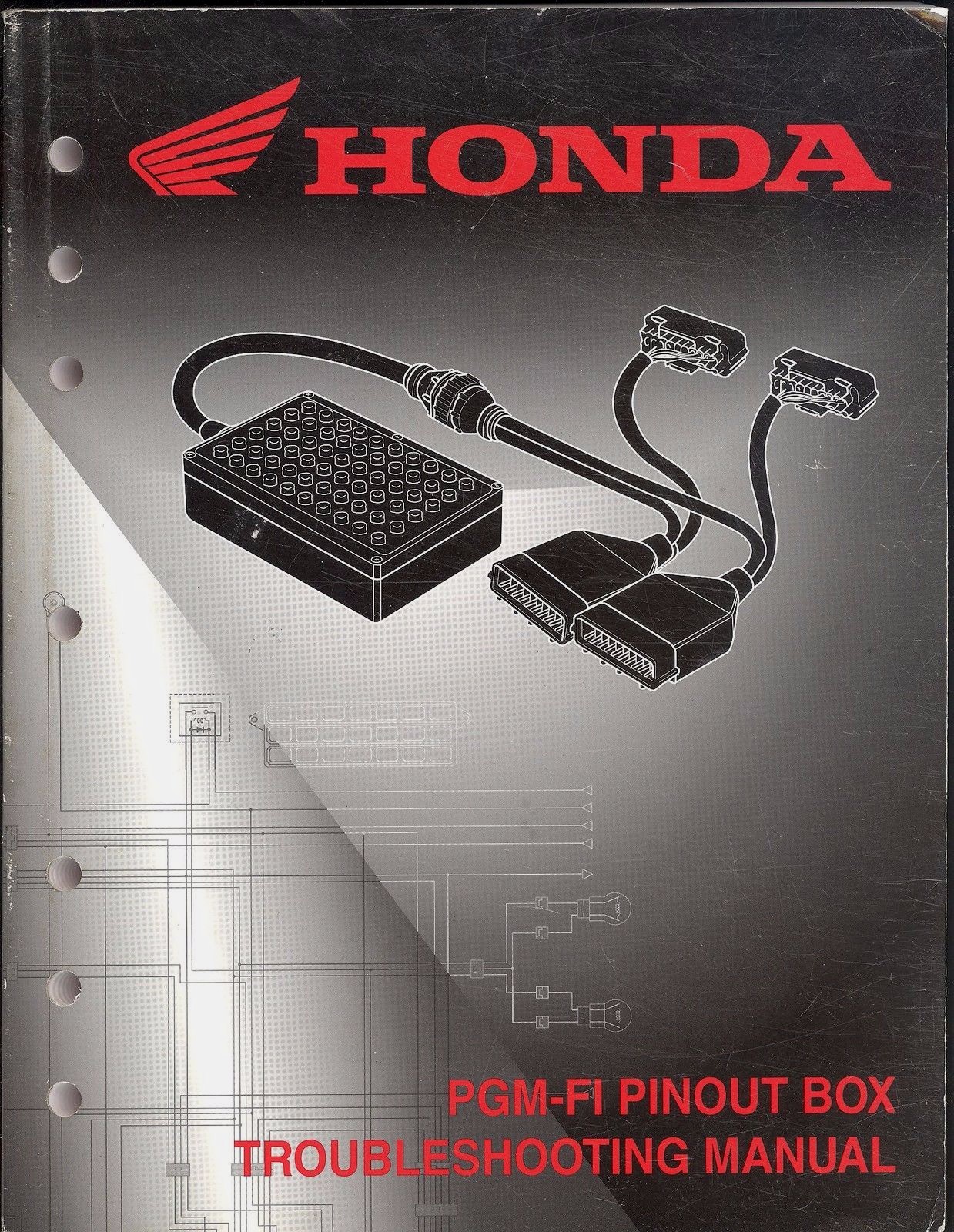 HONDA PGM-FI PINOUT BOX TROUBLESHOOTING SERVICE MANUAL | eBay