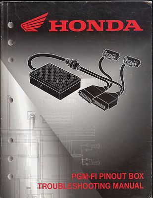 HONDA PGM-FI PINOUT BOX TROUBLESHOOTING SERVICE MANUAL | eBay
