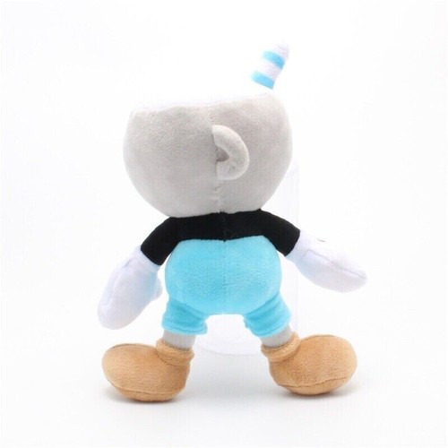 2pcs Cuphead & Mugman Plush Toy Mecup And Brocup Stuffed Doll Gift 25cm ...