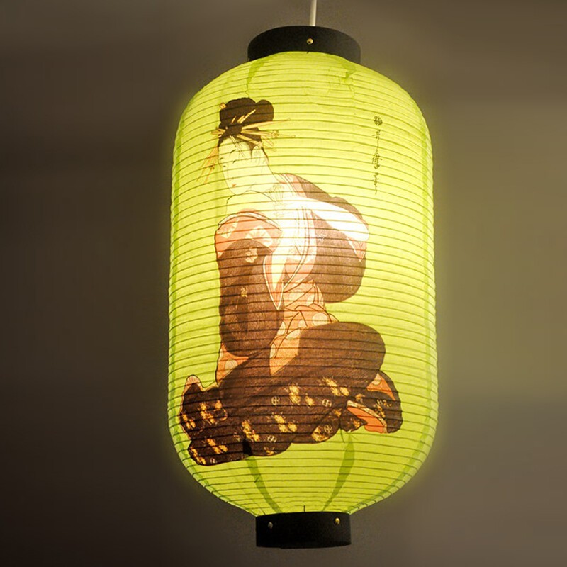 Japanese Geisha Paper Lantern Light Shades Lampshade Bar Home Decor ...