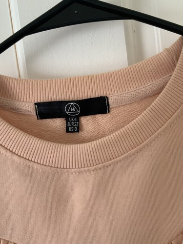 Missguided Women’s Long Sleeve Coral Ruffle Detail Shirt USED Size 0 | eBay