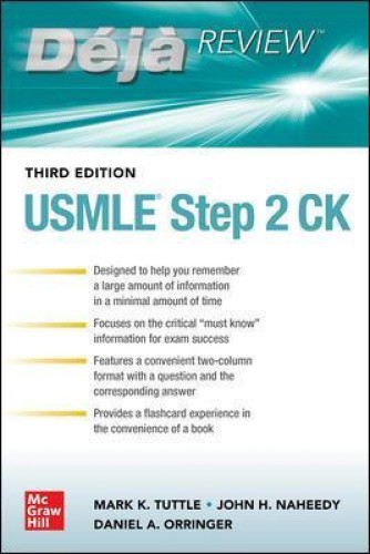Deja Review: USMLE Step 2 Ck, Third Edition by Tuttle, Mark [Paperback ...