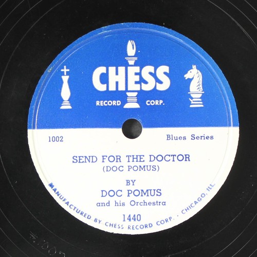 DOC POMUS: send for the doctor / no home blues CHESS Single 78 RPM | eBay