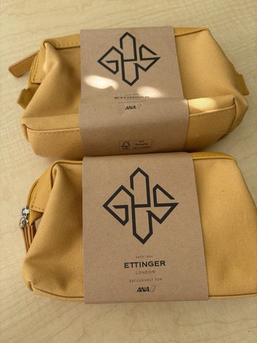2 Brand New All Nippon Airways (ANA) Business Class Amenity Kit, Ettinger London | eBay