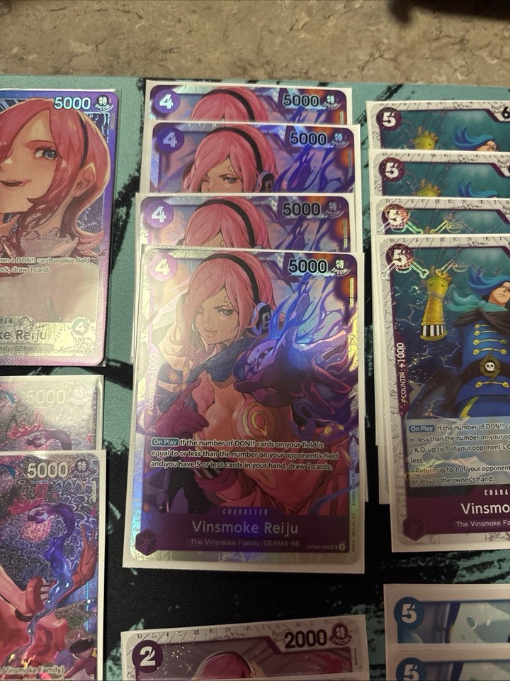 One Piece TCG Reiju Alt Art Competitive Reiju Deck!!!! And PSA 9 Leader ...