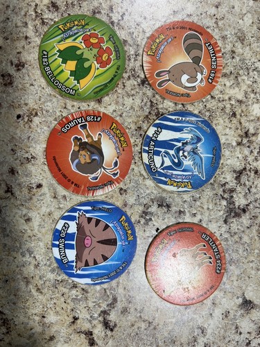 Tazos Pokemon Lot Of 6 Tazo Sabritas Mexico Pogs ORIGINAL | eBay