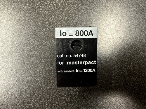 54748 In=1200A/lo=800A Square D Merlin Gerin Masterpact MP STR Rating ...