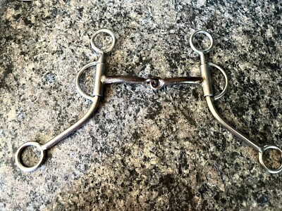 Nice 5” Shanked Western Snaffle Bit Loomis Shanks, Training, Reining ...