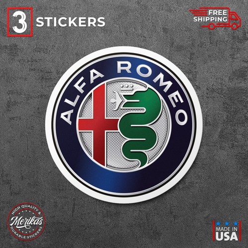 Alfa Romeo Vinyl Decal Stickers, Car, Truck Windows, Bumpers, Laptops ...