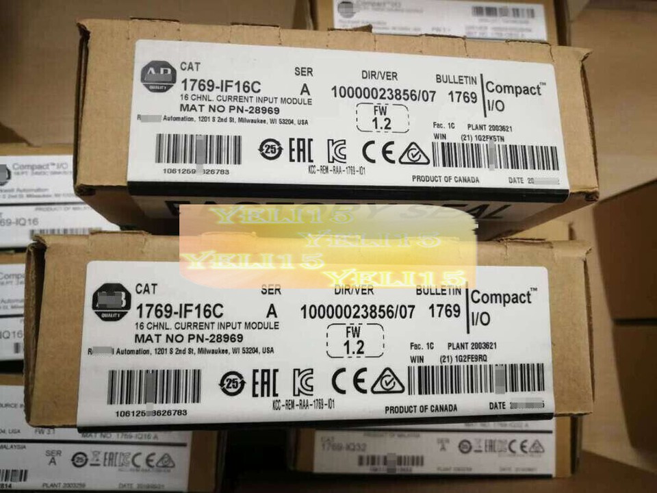 1769-IF16C SER A New Factory Sealed Compact I/O 16Pt A/I Current Input ...