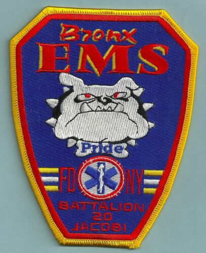 FIRE DEPARTMENT NEW YORK EMS STATION 20 BRONX PATCH | eBay