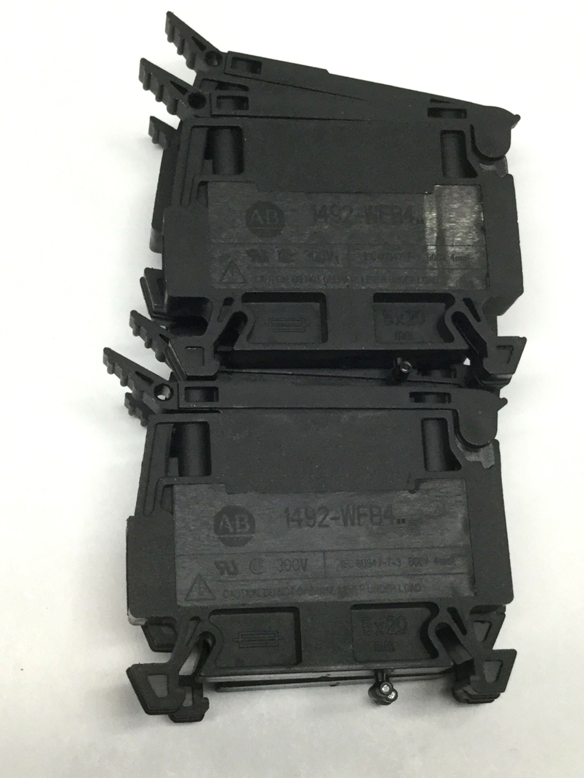 Lot of 6 Allen Bradley 1492-WFB424 Fuse Terminal Blocks 10-57V 15A ...