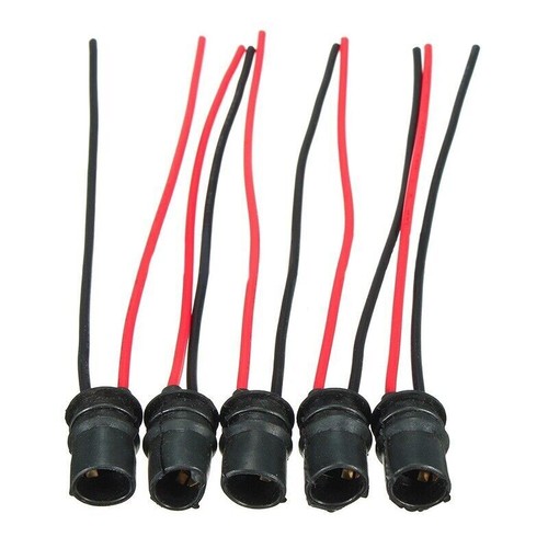 10 X T10 W5W 147 501 Capless Bulb Holder Socket Soft Rubber Fitting 12V ...