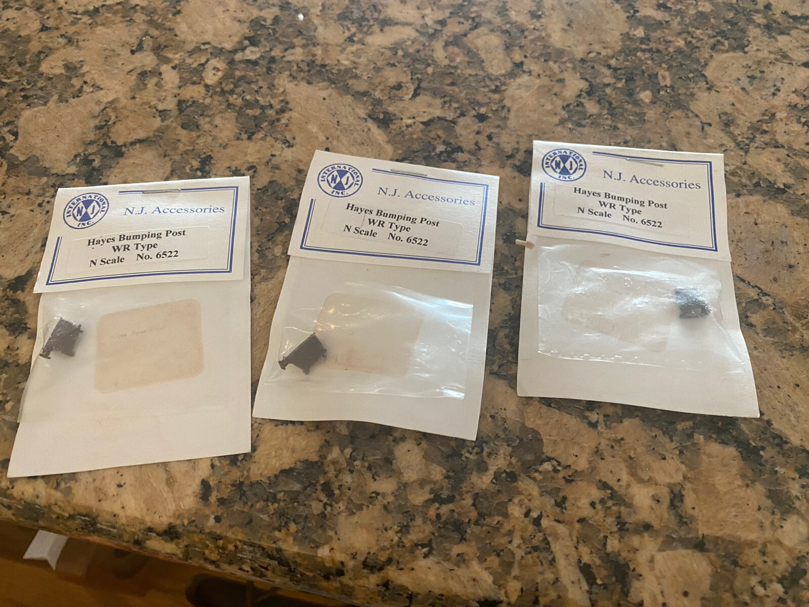 Set of 3 Hayes Bumping Post WR Type N Scale N No. 6522 525-6522-E | eBay