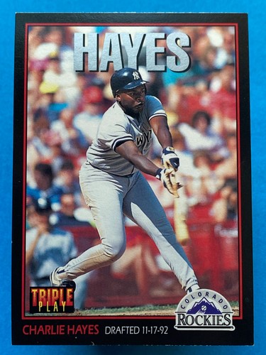 1993 Triple Play Charlie Hayes #257 Colorado Rockies | eBay