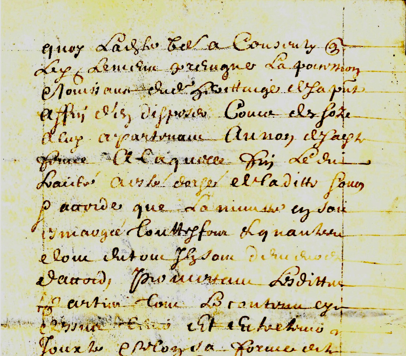1658-1670 Parchment Transaction for Dot Suite Contract Of Wedding The ...