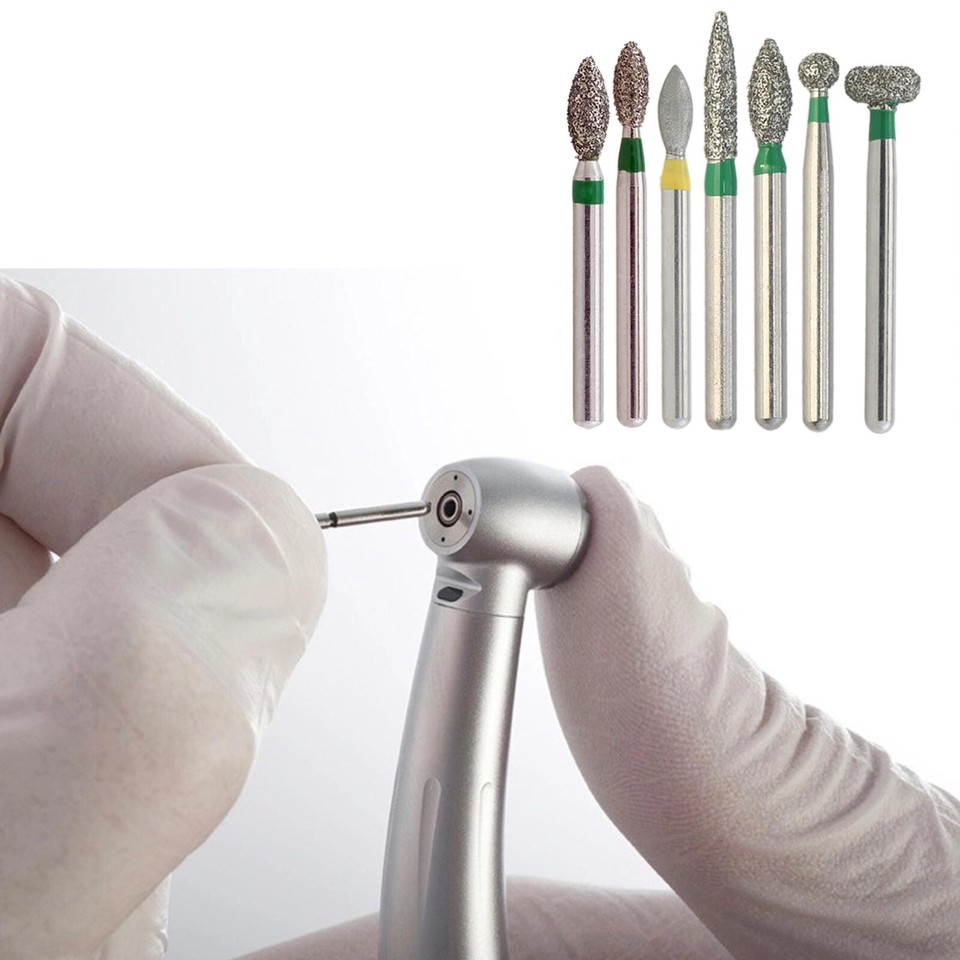 Dental Diamond Bur Football FG 368/023C 379/023 Egg Shape Coarse Fine ...