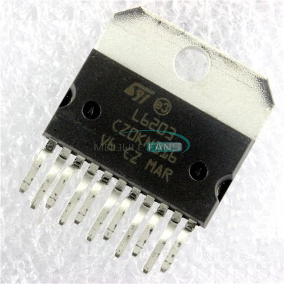5PCS IC L6203 ZIP-11 IC FULL BRIDGE DRIVER MULTIWAT ST 5A 12V-48V | eBay