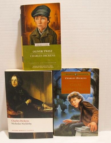 Charles Dickens Paperback Book Collection Lot of 3 Different Titles | eBay