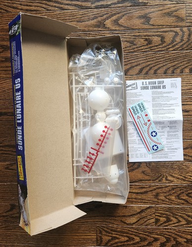 The Lindberg Line U.S. Moon Ship 1:96 Scale Model Kit- Open Box/Sealed ...