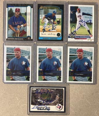 Texas Rangers Rookie & Minor League In-person Autograph Lot Of (7) | eBay