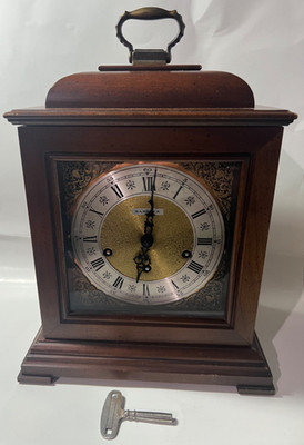 Vtg 1970s Howard Miller 4992 BARWICK Mantle Clock w KEY Westminster ...
