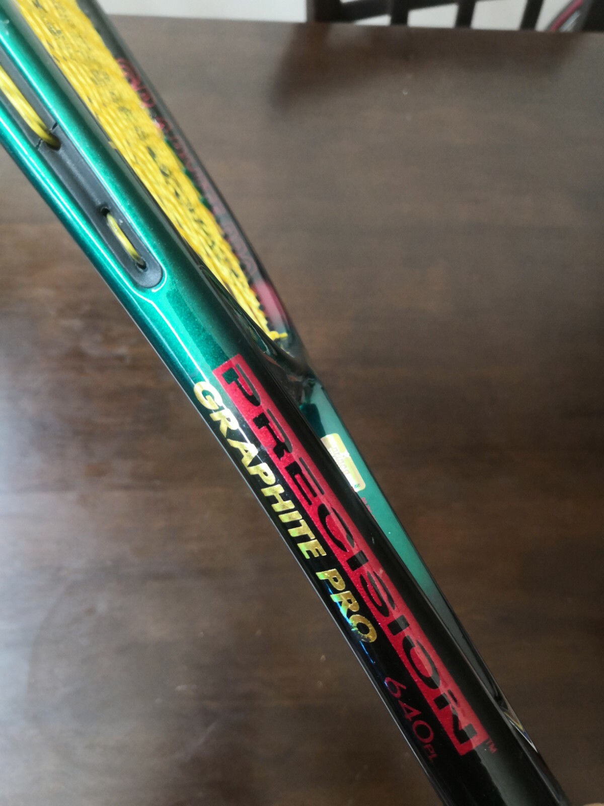 Prince Precision Graphite Pro 107 head 640pl 4 1/4 grip Tennis Racquet ...