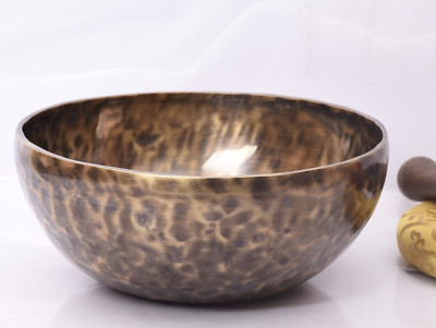 12 inch Tibetan Singing Bowl-Deep Relaxing Sound Vibration Bowl-Yoga ...