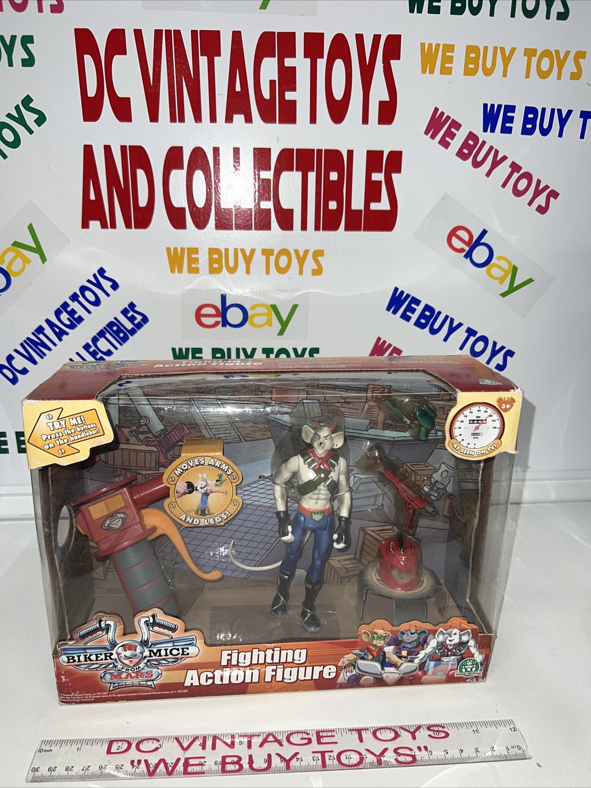 2007 Biker Mice From Mars Throttle Gift Set Fighting Figure Giochi ...