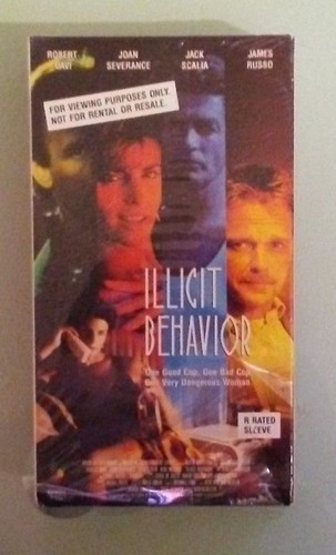 ILLICIT BEHAVIOR / PHANTOM OF THE RITZ peter bergman VHS VIDEOTAPE ...