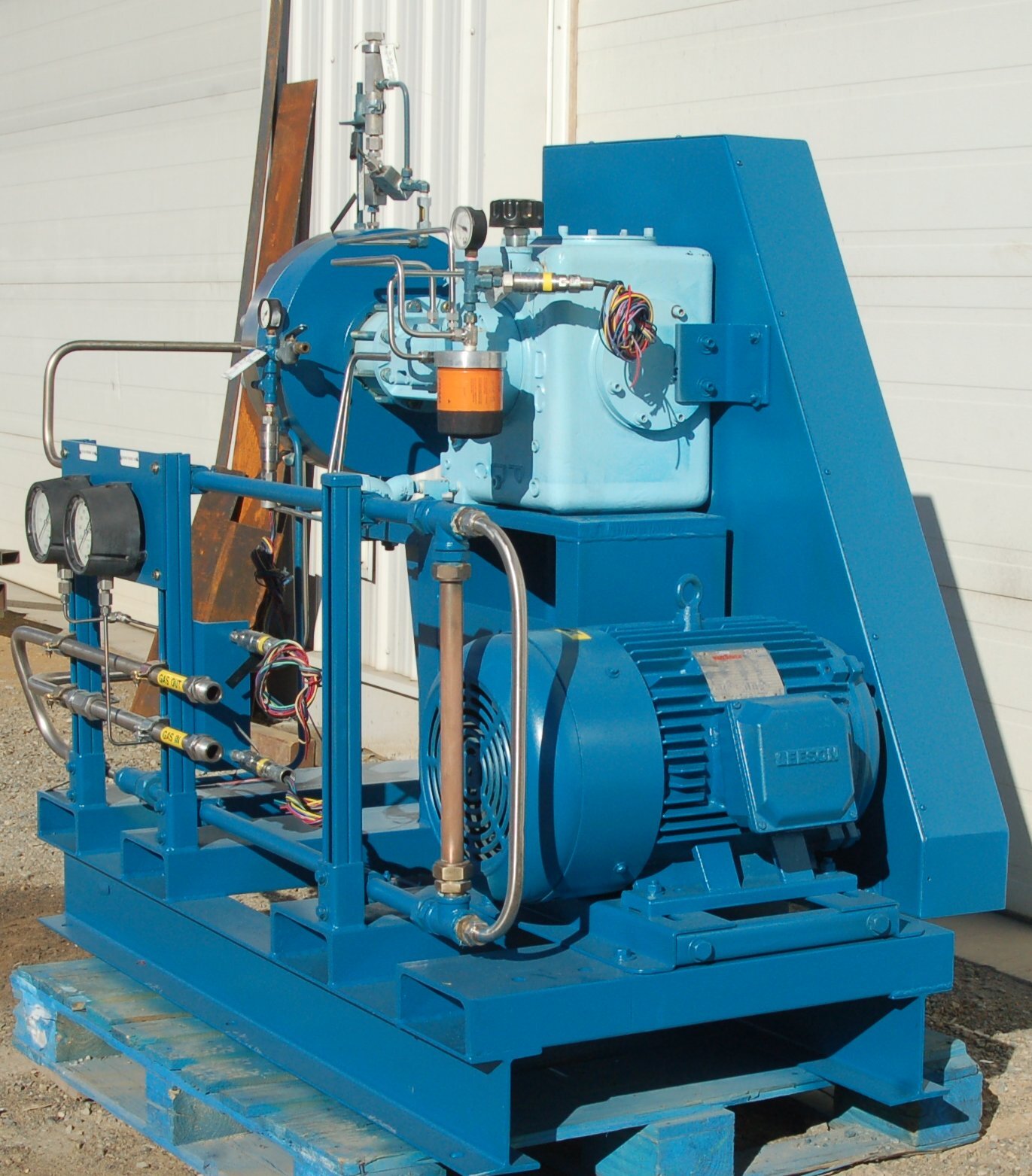 30 HP PDC SINGLE-STAGE DIAPHRAGM GAS COMPRESSOR | eBay