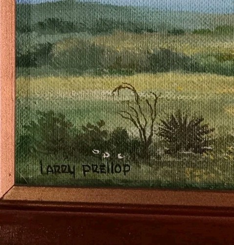 Oil Painting- Larry Prellop 10"×12" Signed Framed | eBay