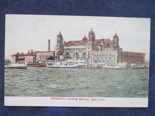 ca1910 New York City Ellis Island Immigrant Landing Station Postcard | eBay