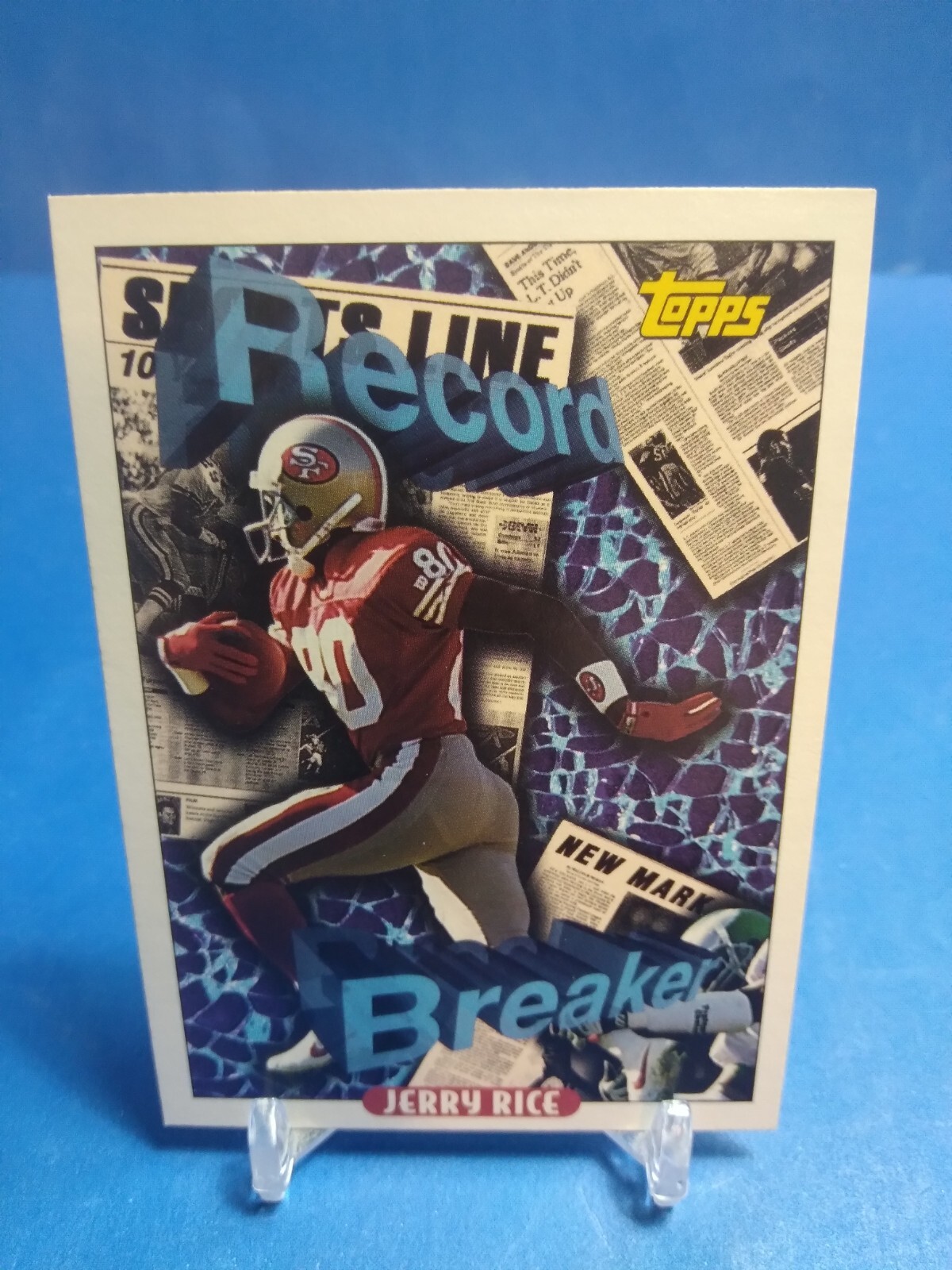 1993 TOPPS RECORD BREAKER # 2 JERRY RICE , 49ERS Free Shipping | eBay