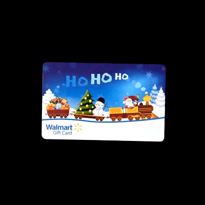 Walmart HO HO HO Santa Snowman Train NEW COLLECTIBLE GIFT CARD $0 #8745 ...