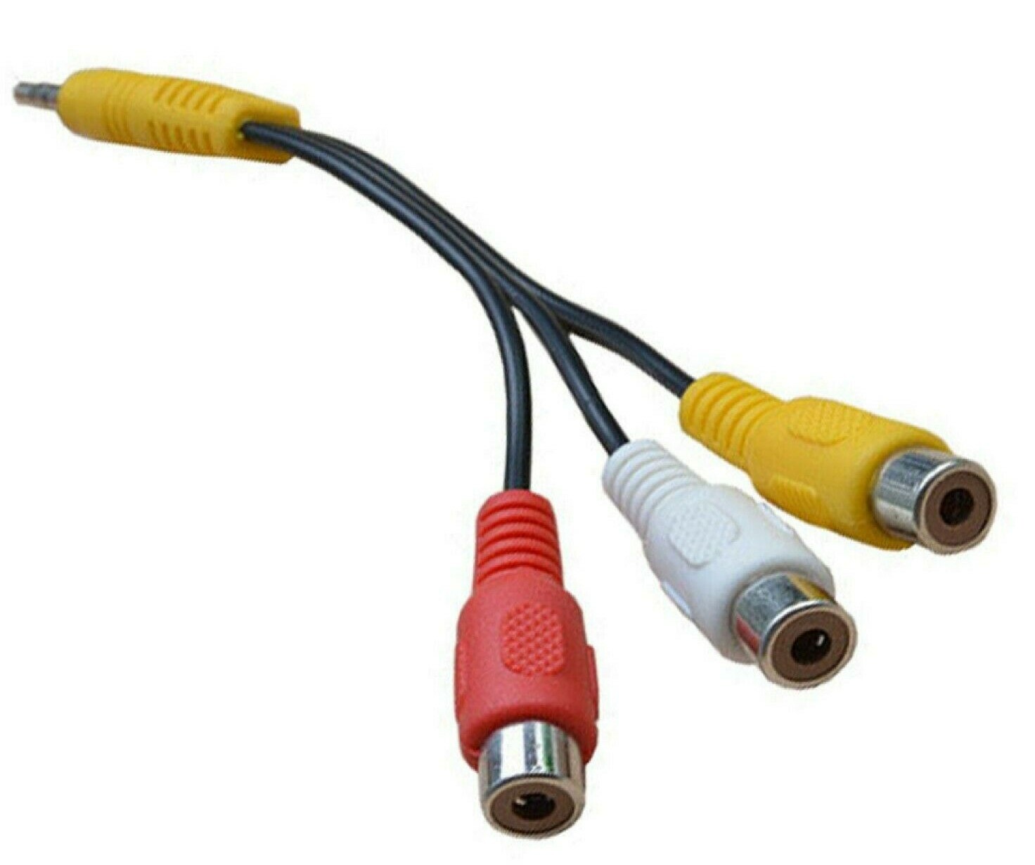 3.5mm Jack AV Plug Male To 3RCA Female Audio Video Cable Cord Jack ...