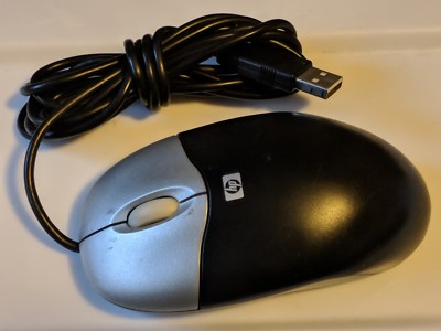 HP Hewlett-Packard USB 3-B B/S Optic Mouse 265986 MAOFUO m-2 m-8 m-23 m ...