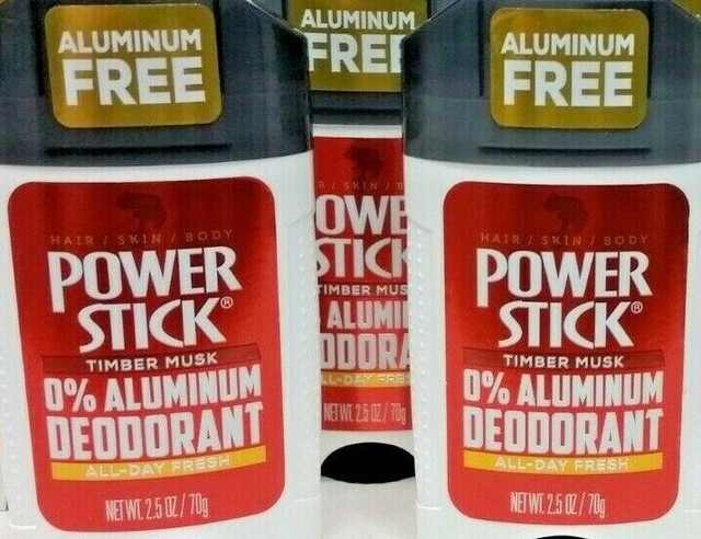 10x Power Stick TIMBER MUSK Deodorant AluminumFree All Day Odor ...