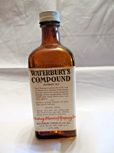 Quack Medicine Bottle Waterbury's Compound Tonic Pharmacy Apothecary | eBay