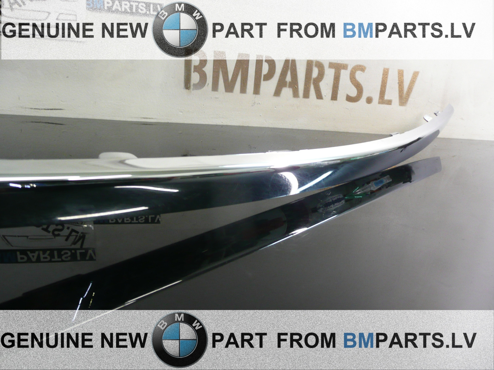 NEW GENUINE BMW 7 SER F01 F02 F03 F04 BUMPER MOLDING FRONT LEFT ...