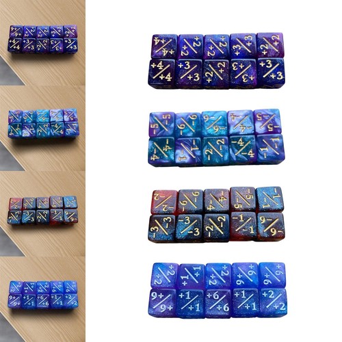 10Pcs Digital Dice Add Subtract Mathematical Dice Board Game Props ...