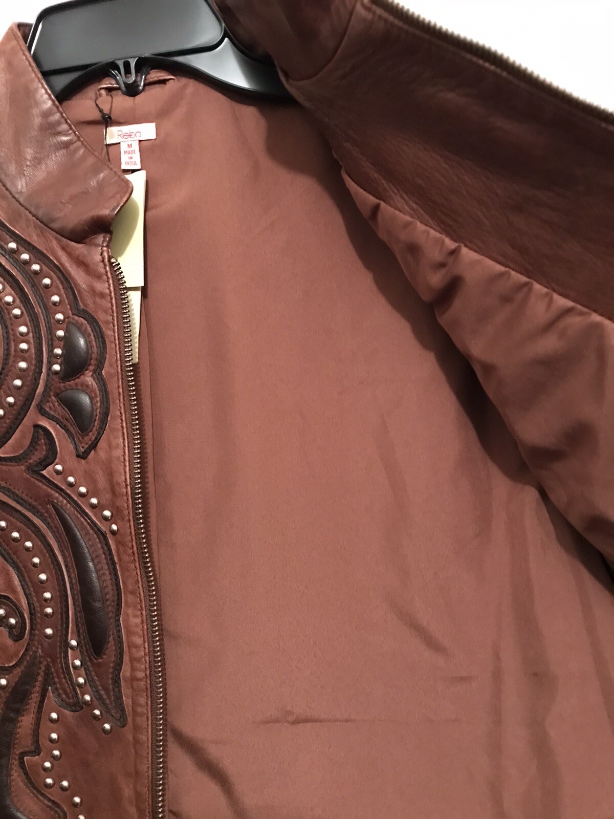 Genuine Reba Leather Western Tooled New Jacket | eBay